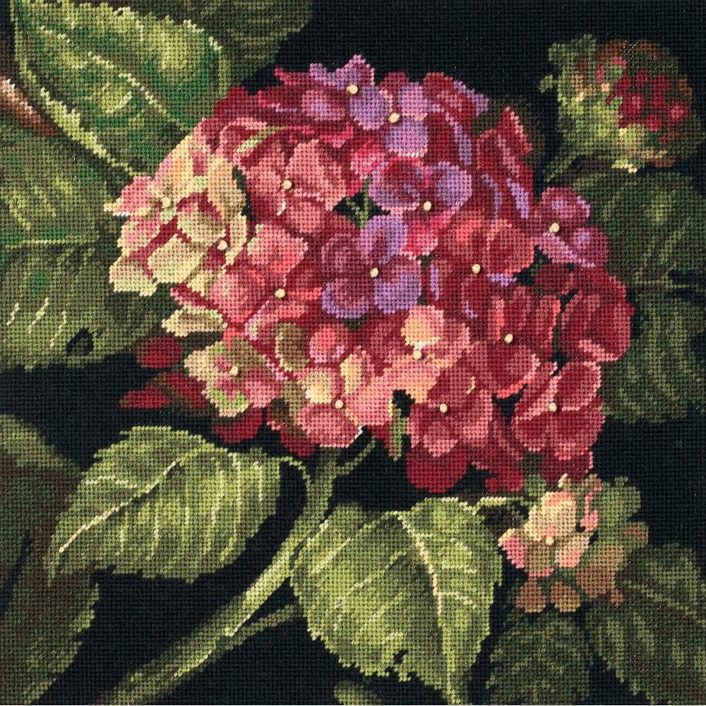 Hydrangea Bloom - Needlepoint Kit - Salty Yarns