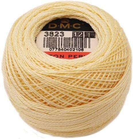 DMC ~ #12 Pearl Cotton ~ Ultra Pale Yellow - Salty Yarns