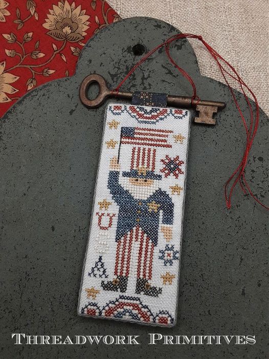 Uncle Sam - Uncle Sam chart by Threadwork Primitives - Salty Yarns