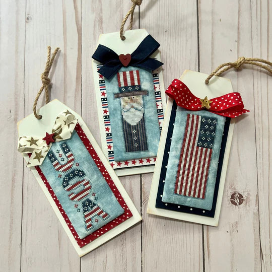 Patriotic Tags - Patriotic Tags chart - Salty Yarns