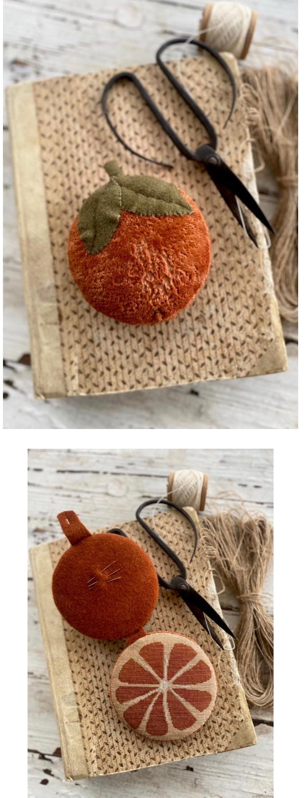 Velvet Tangerine Needle Book - Velvet Tangerine Needle Book - Salty Yarns
