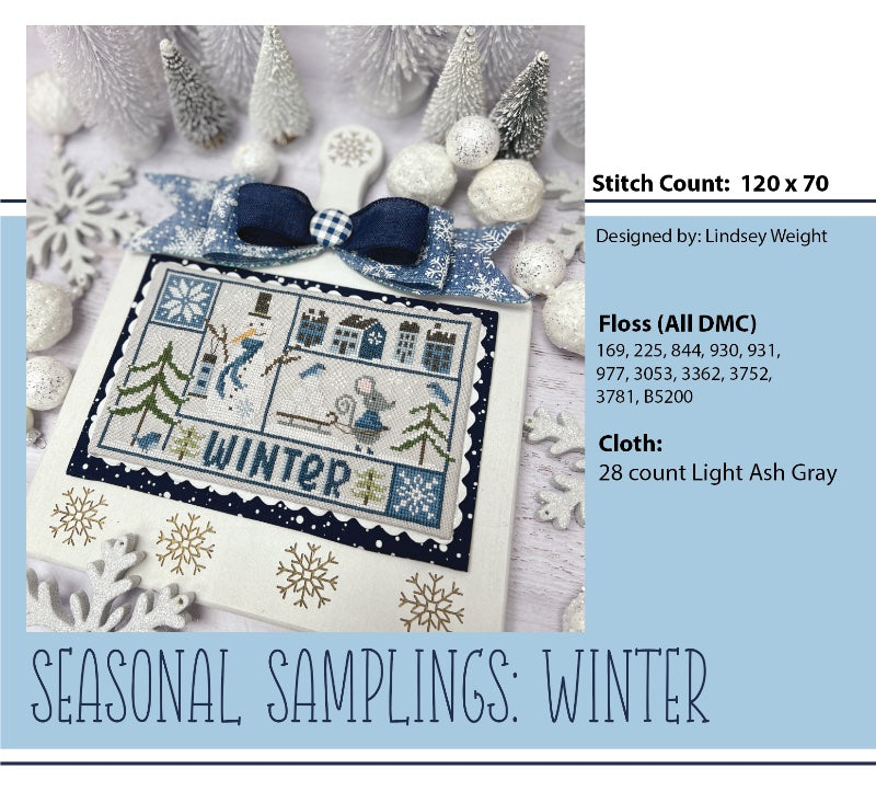 Seasonal Sampling: Winter - Seasonal Sampling Winter chart - Salty Yarns