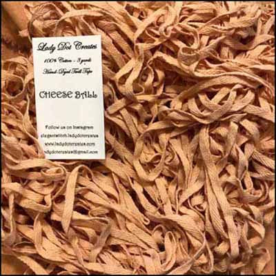 Cheese Ball - 1/4" Twill Tape - Salty Yarns