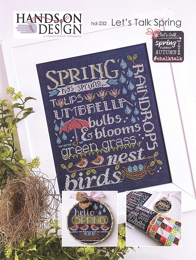 Chalk Talk ~ Let's Talk Spring - Let's Talk Spring chart - Salty Yarns