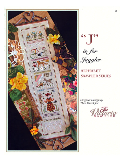 Alphabet Sampler Series - J is for Juggler - J is for Juggler chart ...