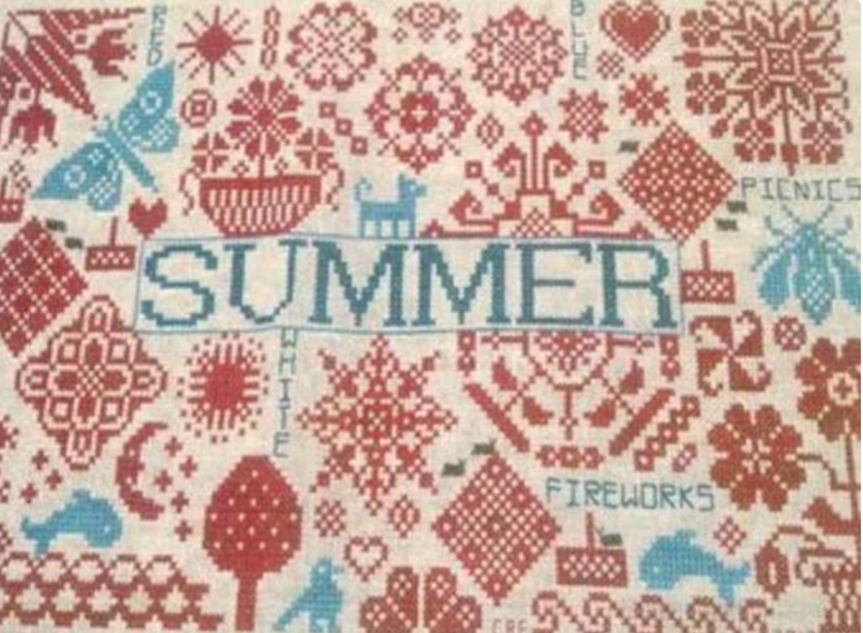 Quaker Seasons - Summer - Quaker Seasons Summer chart - Salty Yarns