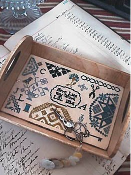 Quaker Work Tray - Quaker Work Tray chart - Salty Yarns